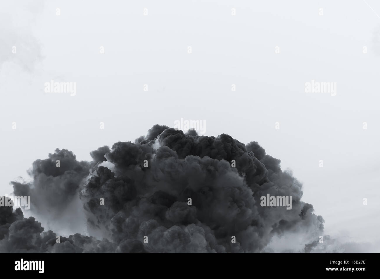 smoke cloud explosion Stock Photo - Alamy