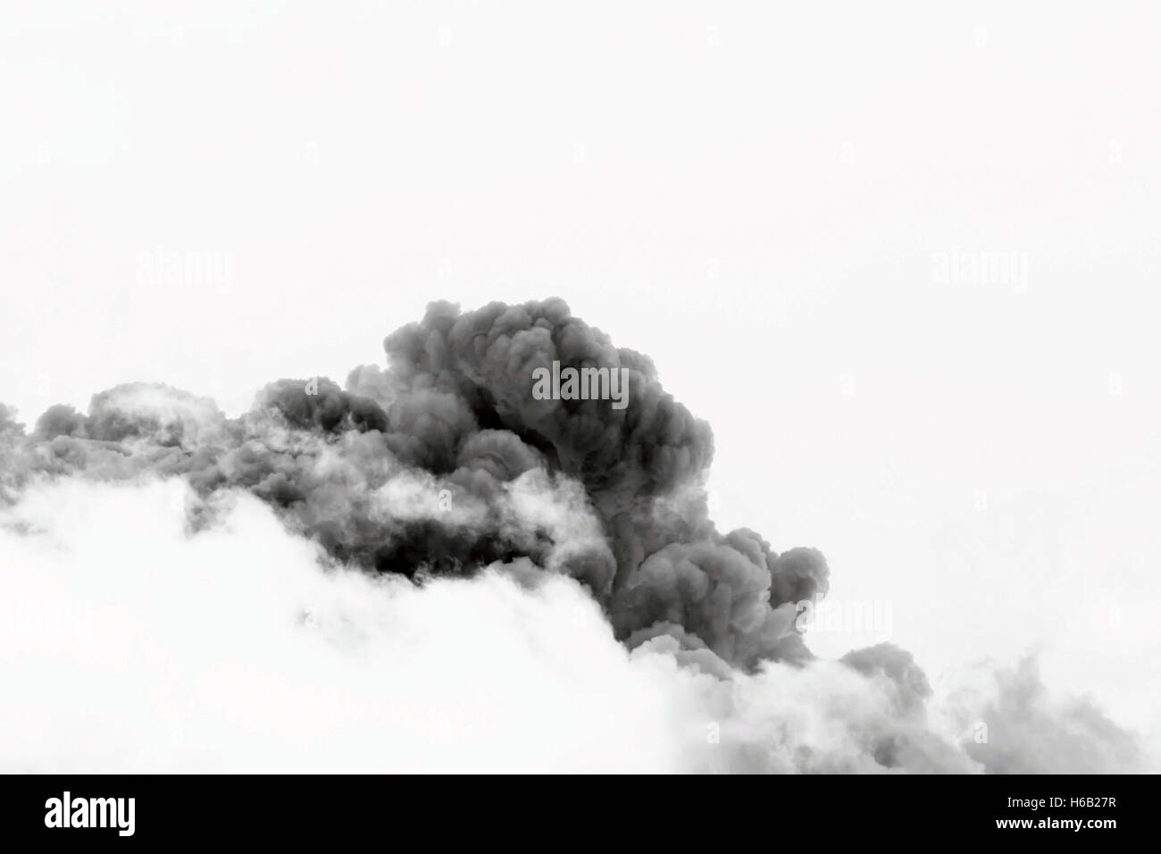 smoke cloud explosion Stock Photo - Alamy