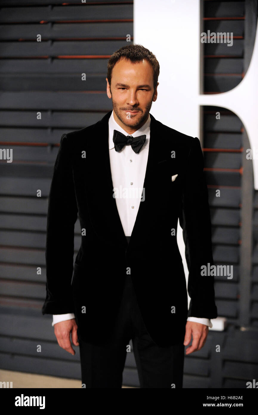 Tom Ford attends the 2015 Vanity Fair Oscar Party hosted by Graydon ...