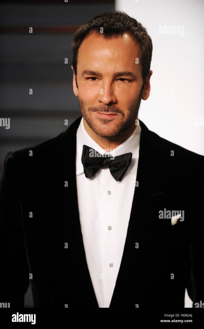 Tom Ford attends the 2015 Vanity Fair Oscar Party hosted by Graydon ...