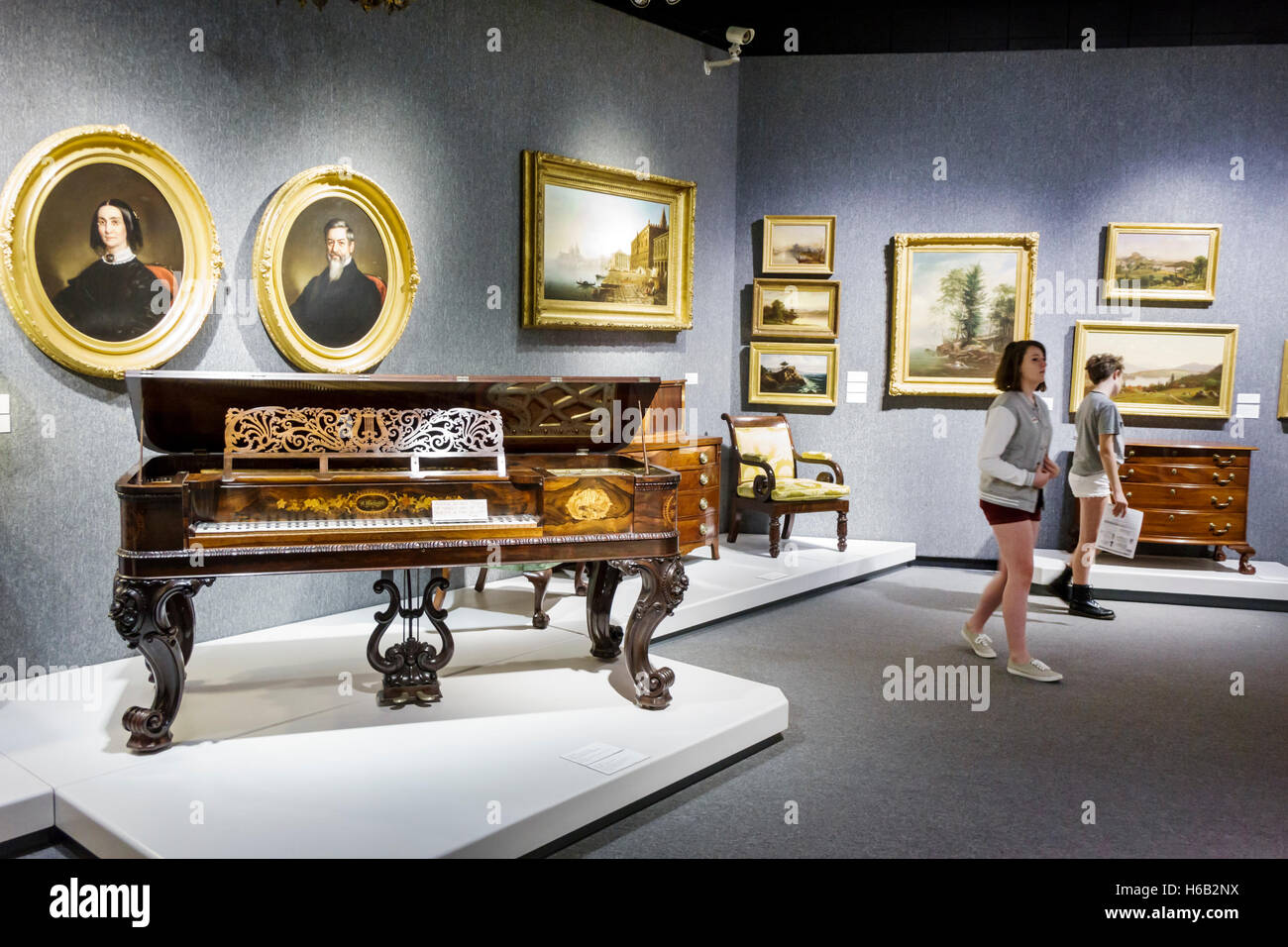 Florida,South,Daytona Beach,Museum of Arts & Sciences,MOAS,interior ...