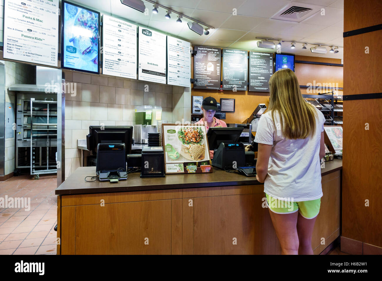 Panera bread inside hi-res stock photography and images - Alamy