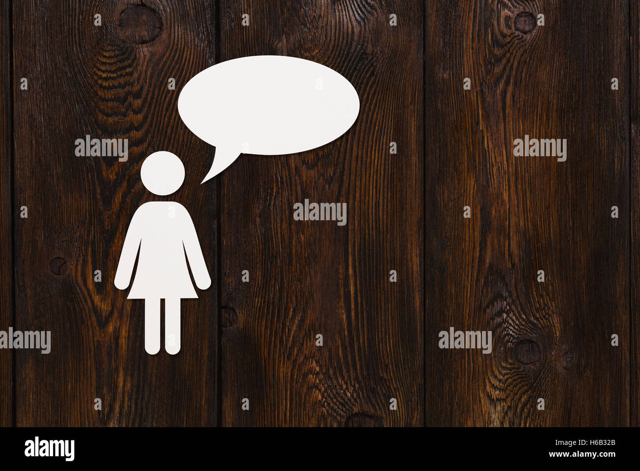 Abstract art people talking hi-res stock photography and images - Alamy