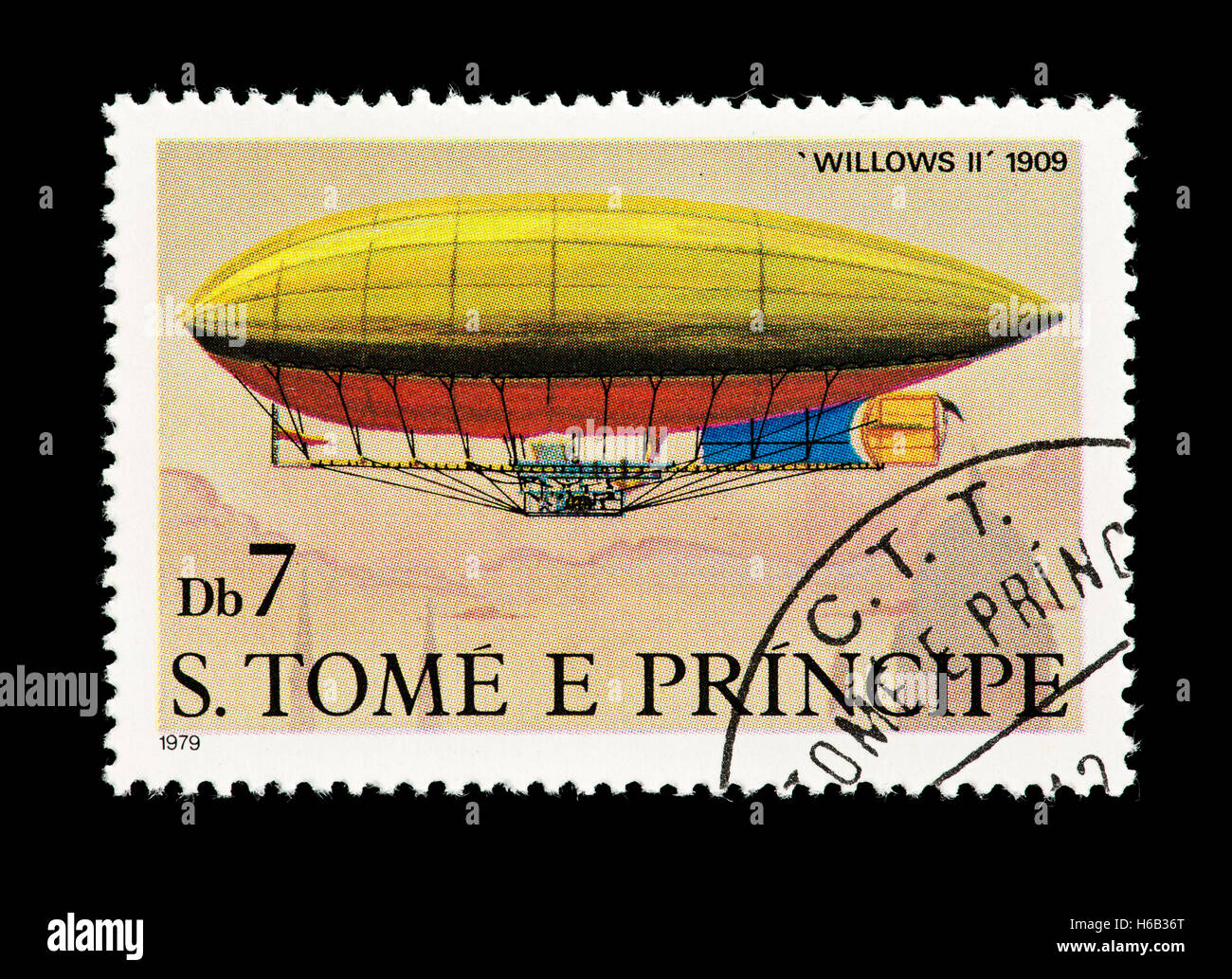 Postage stamp from St. Thomas and Prince Islands depicting a Willows II ...