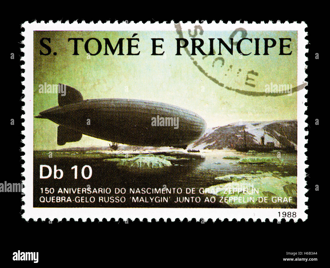 Postage stamp from Saint Thomas and Prince Islands depicting the ...