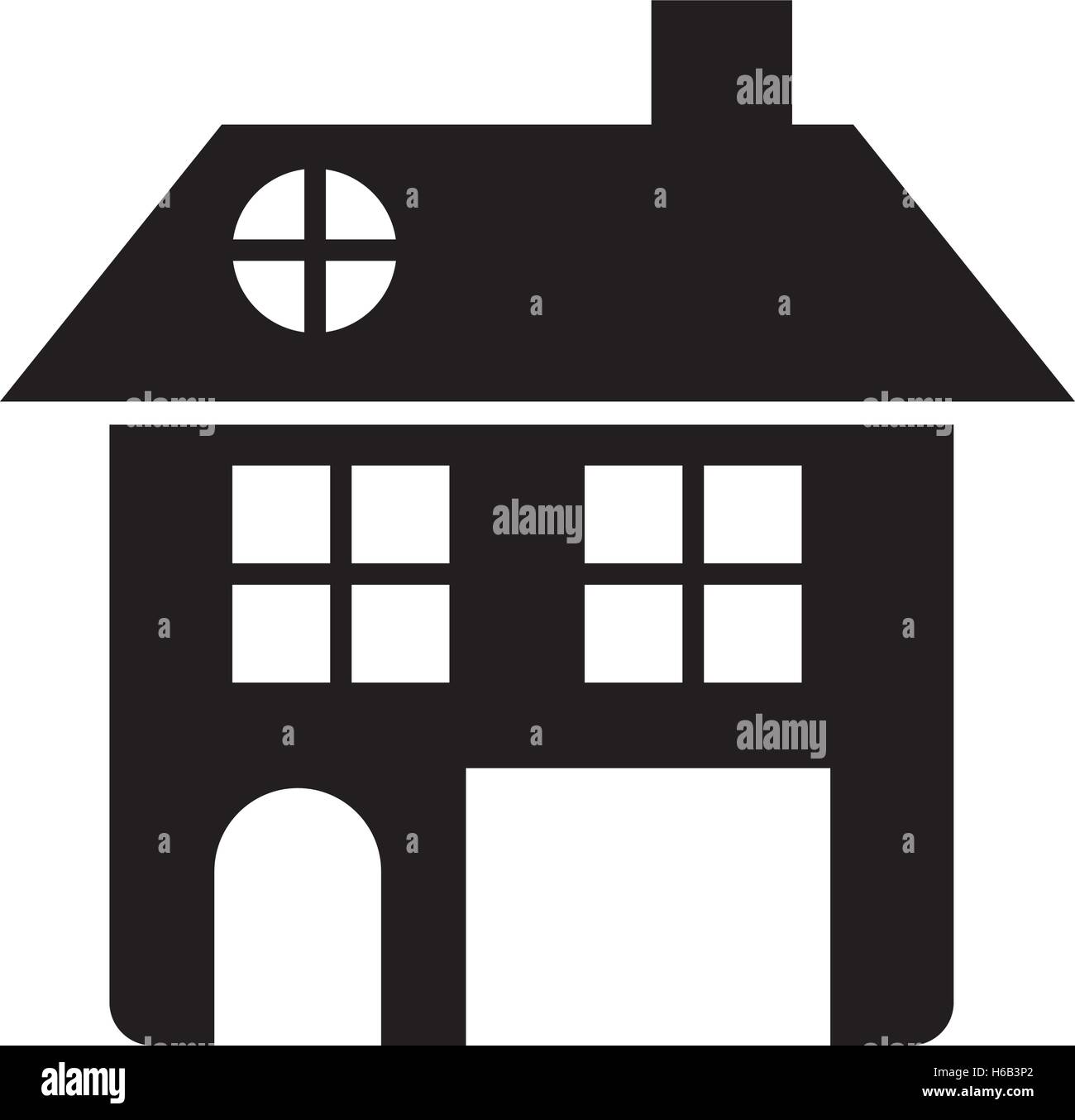 house pictogram icon image Stock Vector Image & Art - Alamy