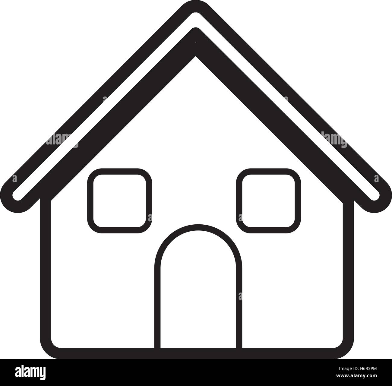 house pictogram icon image Stock Vector Image & Art - Alamy