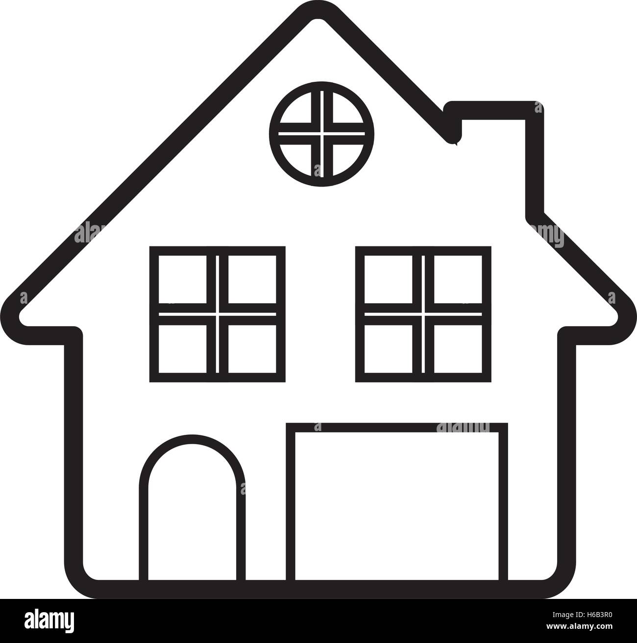 house pictogram icon image Stock Vector Image & Art - Alamy