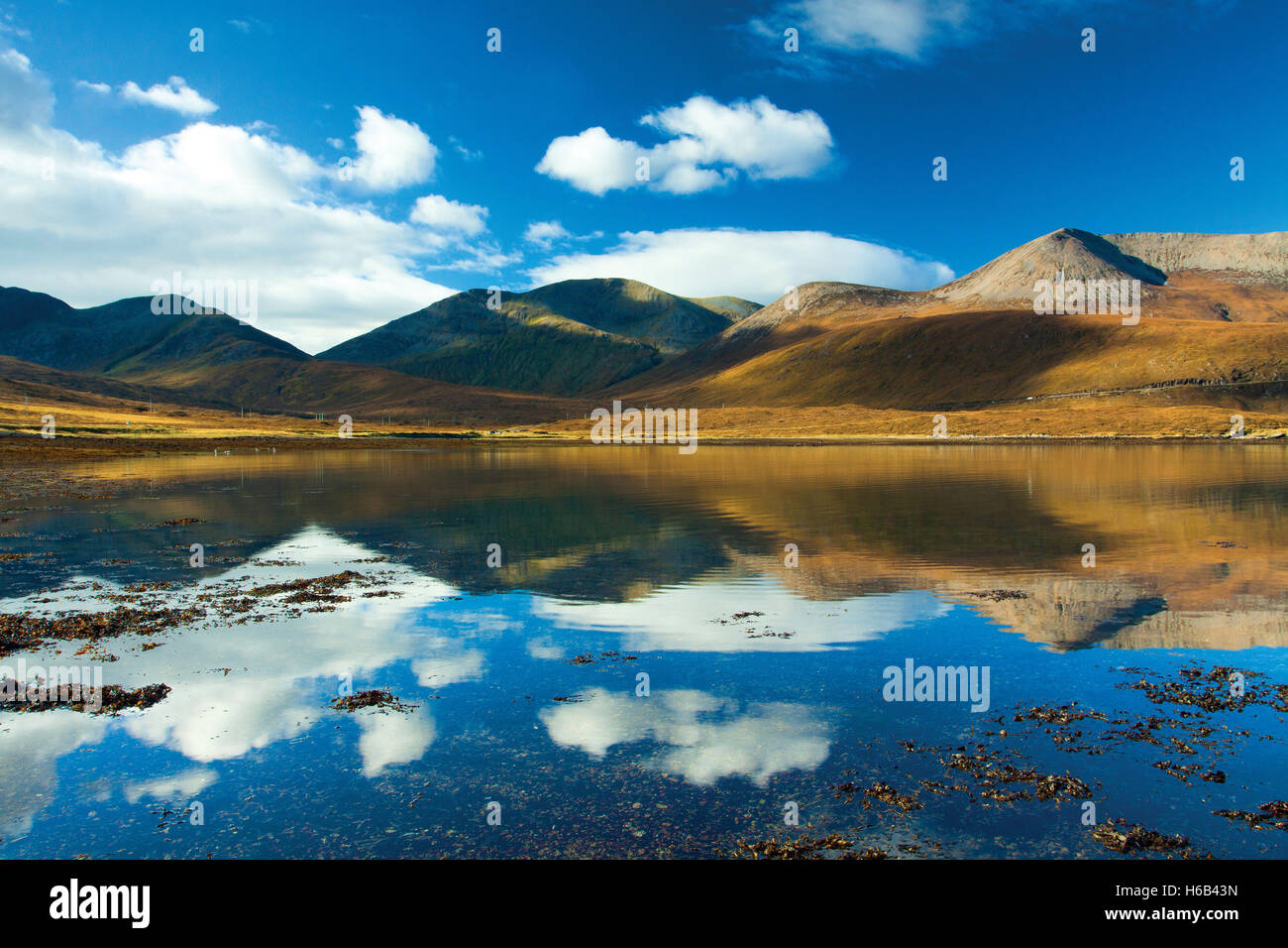 Beinn Dearg Mheadhonach from Loch Ainort, Isle of Skye, Skye & Lochalsh ...