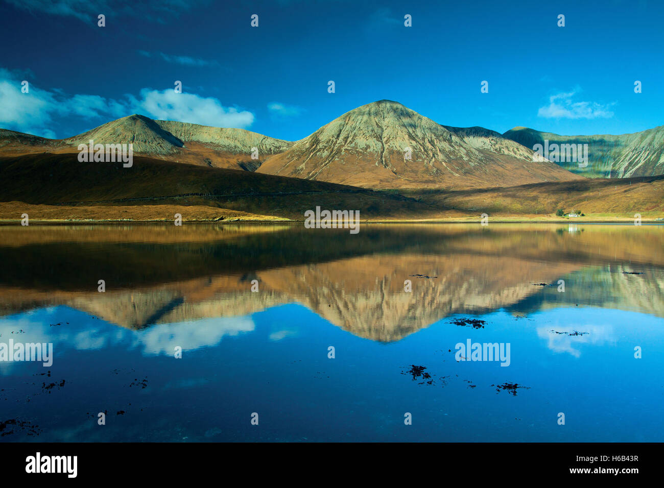 Beinn Dearg from Loch Ainort, Isle of Skye, Skye & Lochalsh, Highland ...
