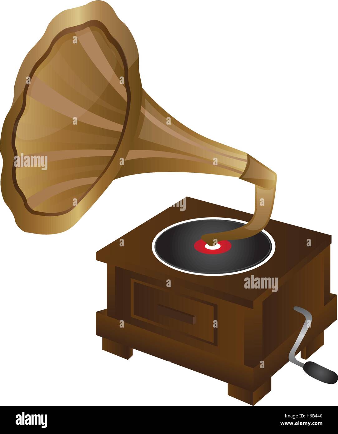 gramophone vintage icon image Stock Vector Image & Art - Alamy