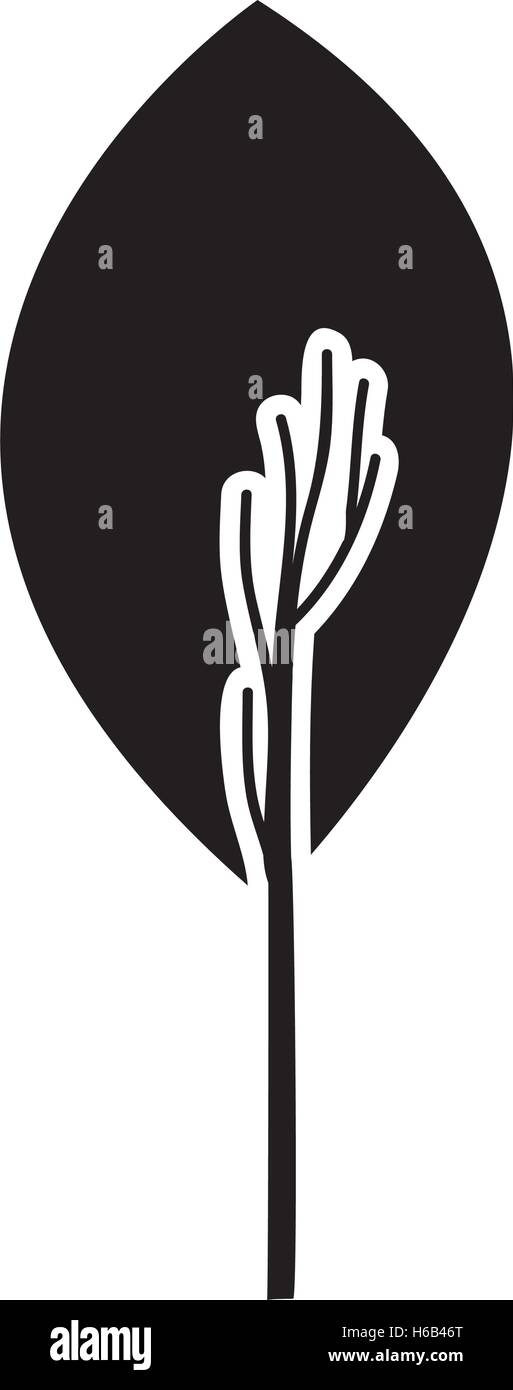 simple leaf icon image Stock Vector Image & Art - Alamy