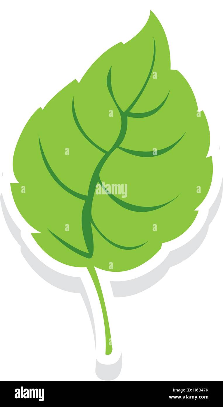 simple leaf icon image Stock Vector Image & Art - Alamy