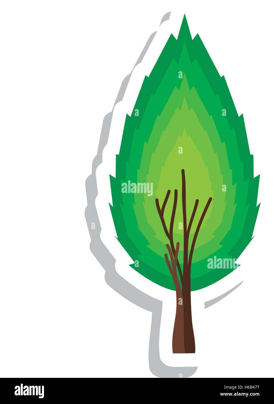 simple leaf icon image Stock Vector Image & Art - Alamy