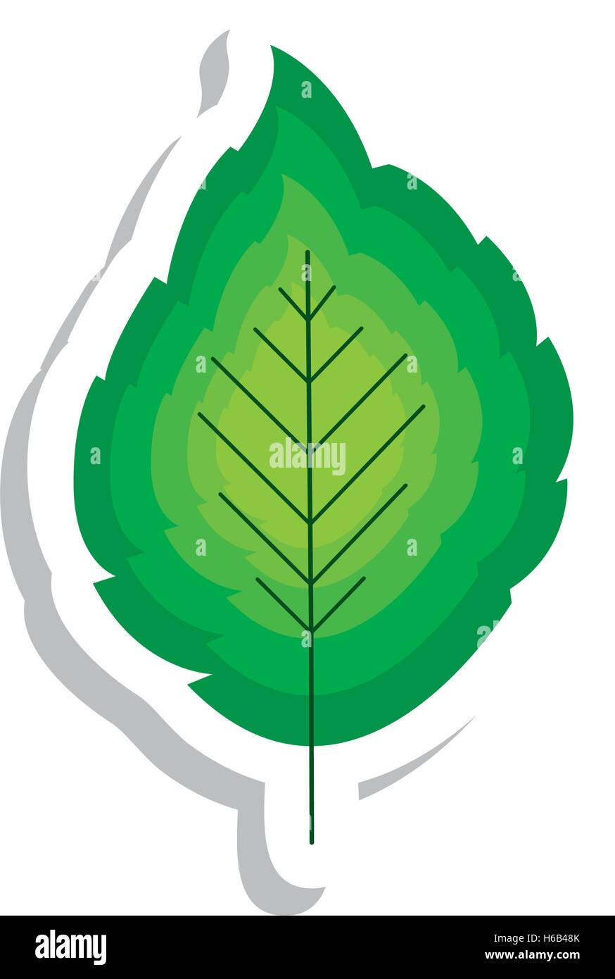 simple leaf icon image Stock Vector Image & Art - Alamy