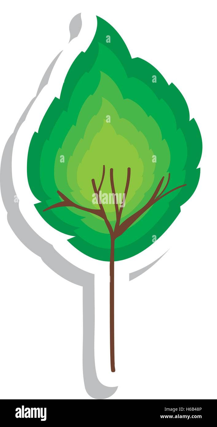 simple leaf icon image Stock Vector Image & Art - Alamy