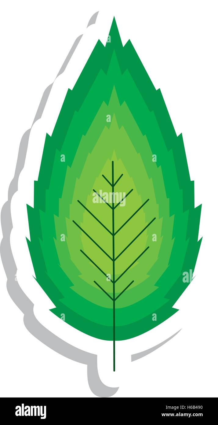 simple leaf icon image Stock Vector Image & Art - Alamy