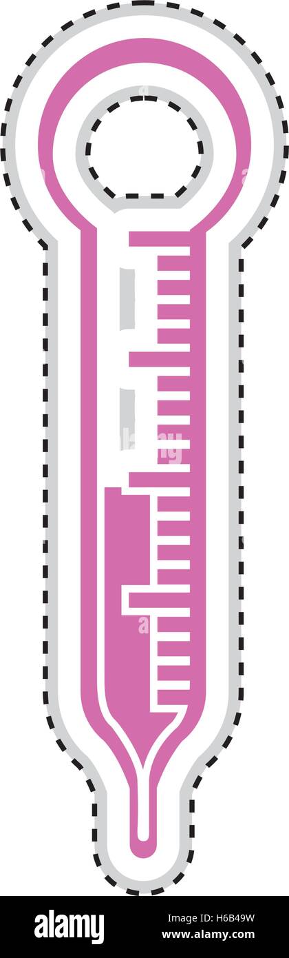 medical thermometer icon pictogram Stock Vector Image & Art - Alamy