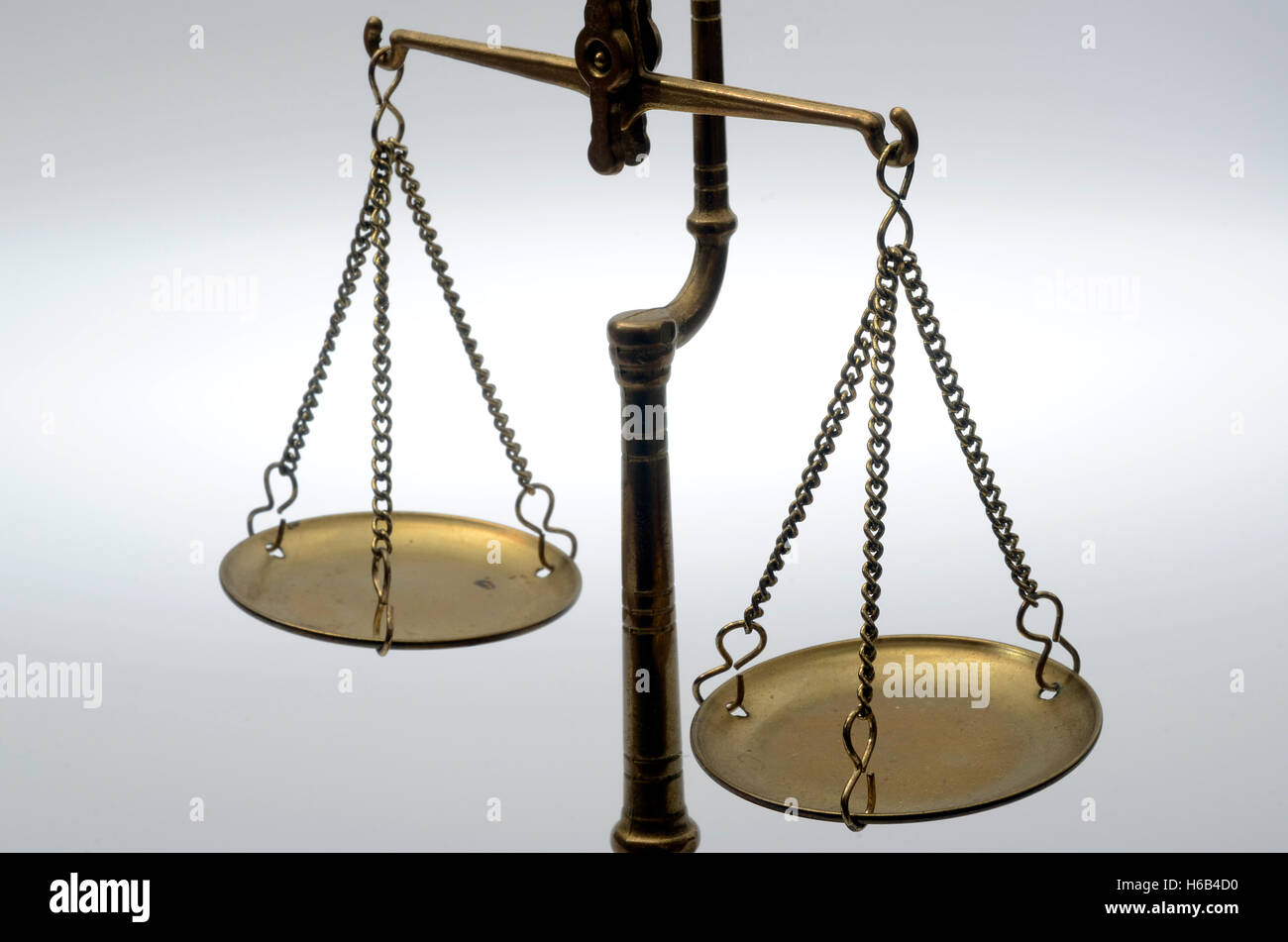 Old Golden weighing scale balance Stock Photo - Alamy