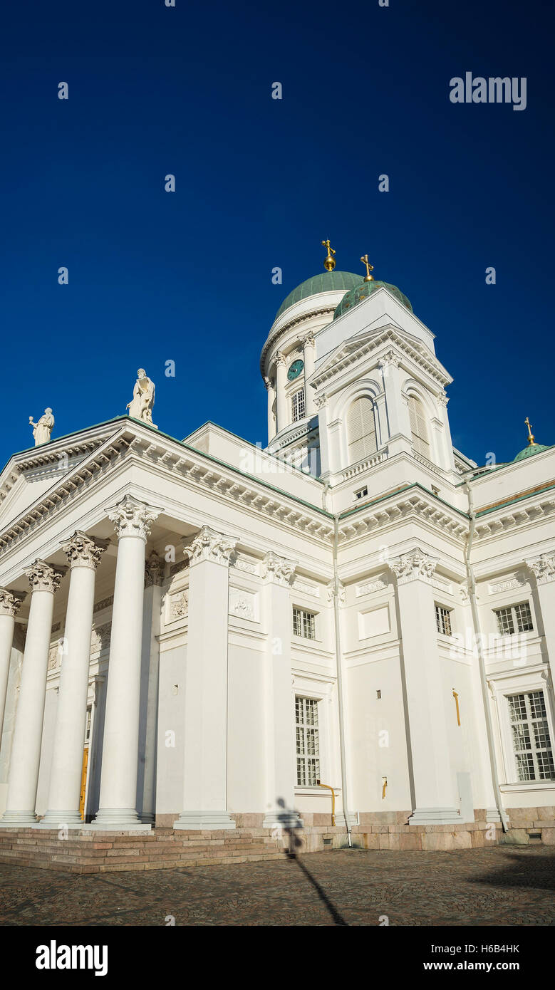 Helsinki city cathedral landmark in senate square finland Stock Photo ...