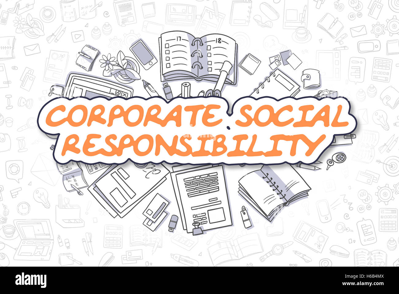 Corporate Social Responsibility - Business Concept Stock Photo - Alamy