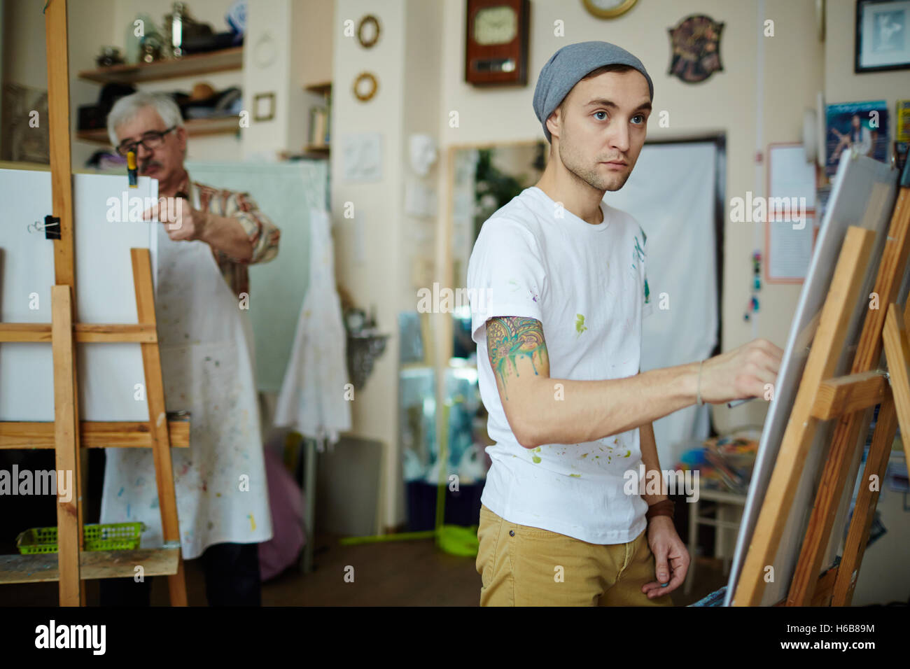 Serious artwork hi-res stock photography and images - Alamy