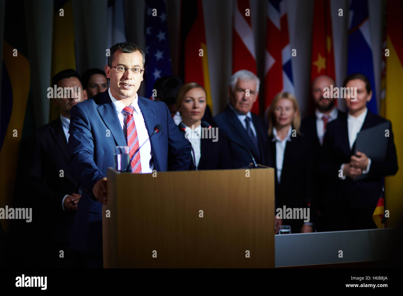 Political speech hi-res stock photography and images - Alamy