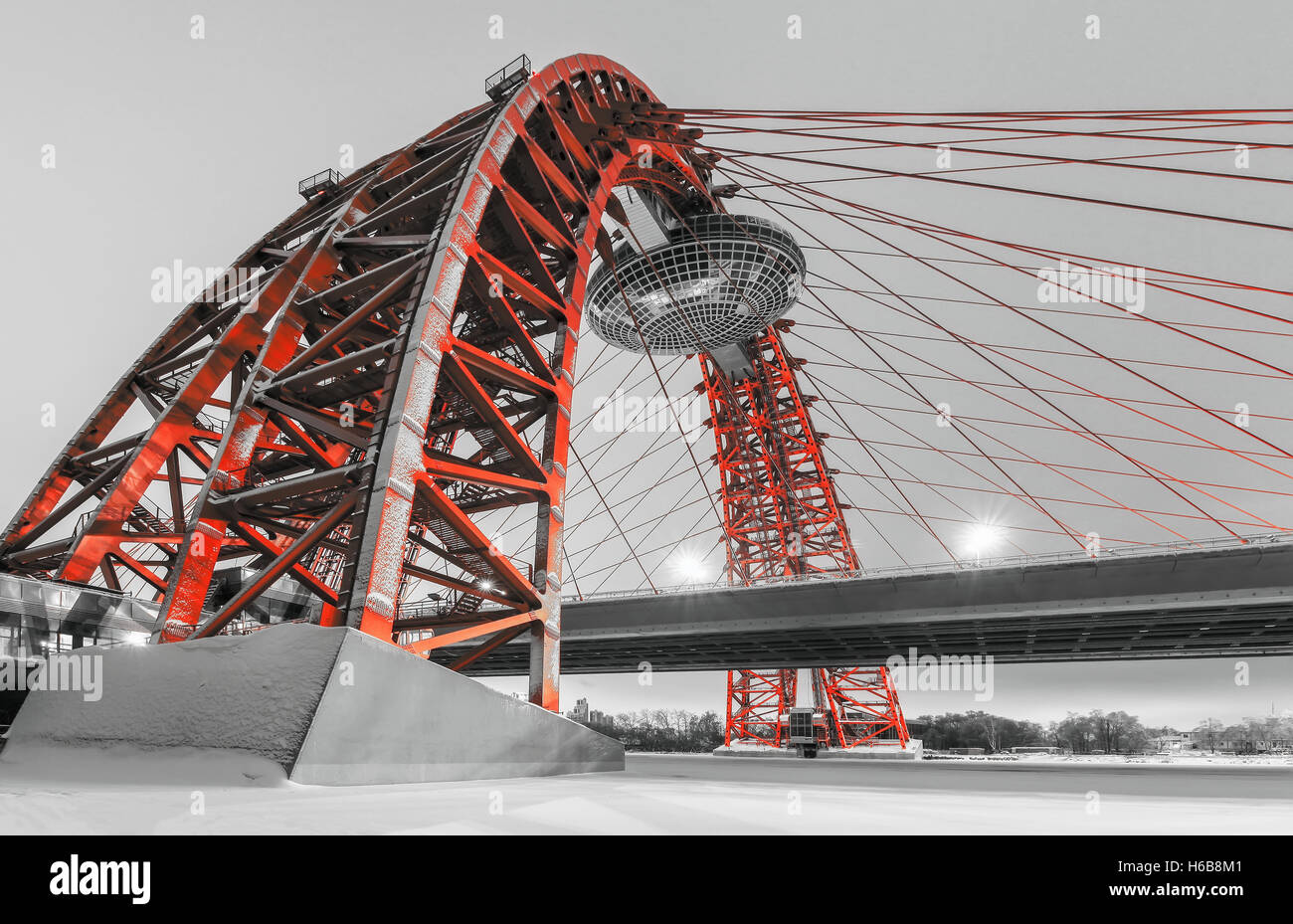 Cable stayed arch structure hi-res stock photography and images - Alamy