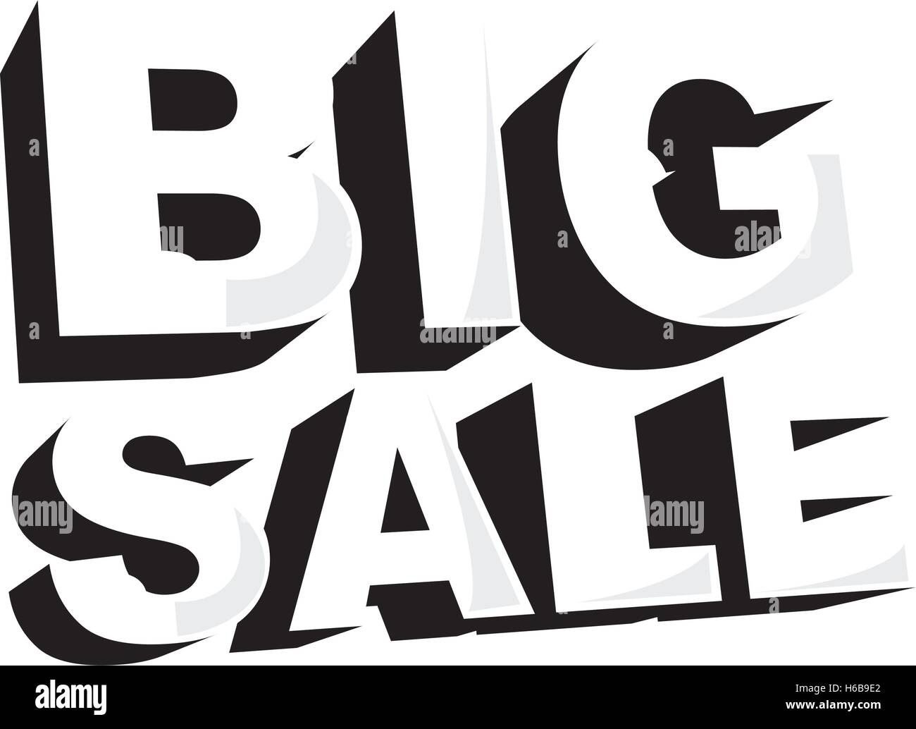 big sale letters image Stock Vector Image & Art - Alamy