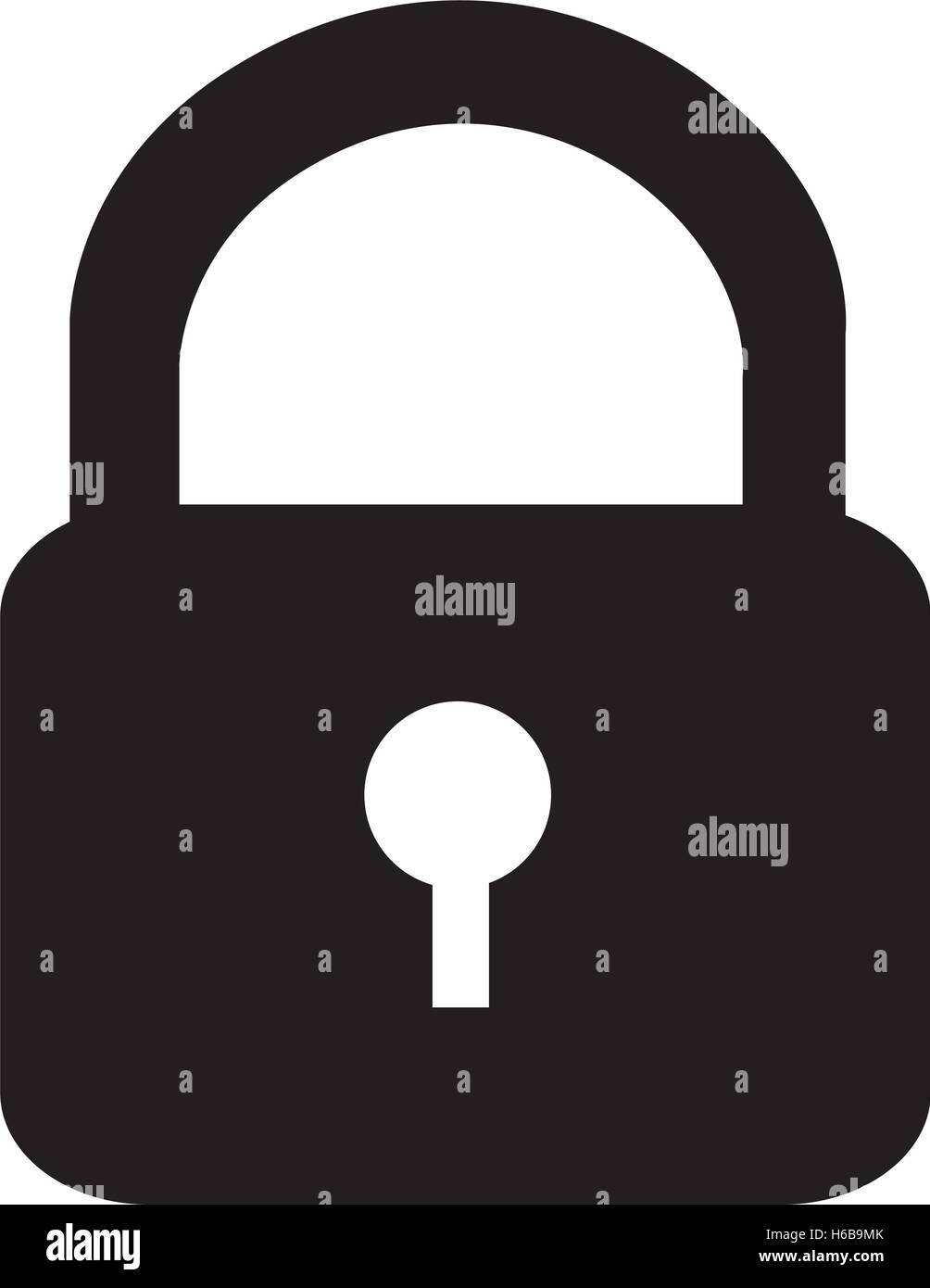 safety lock pictogram icon image Stock Vector Image & Art - Alamy