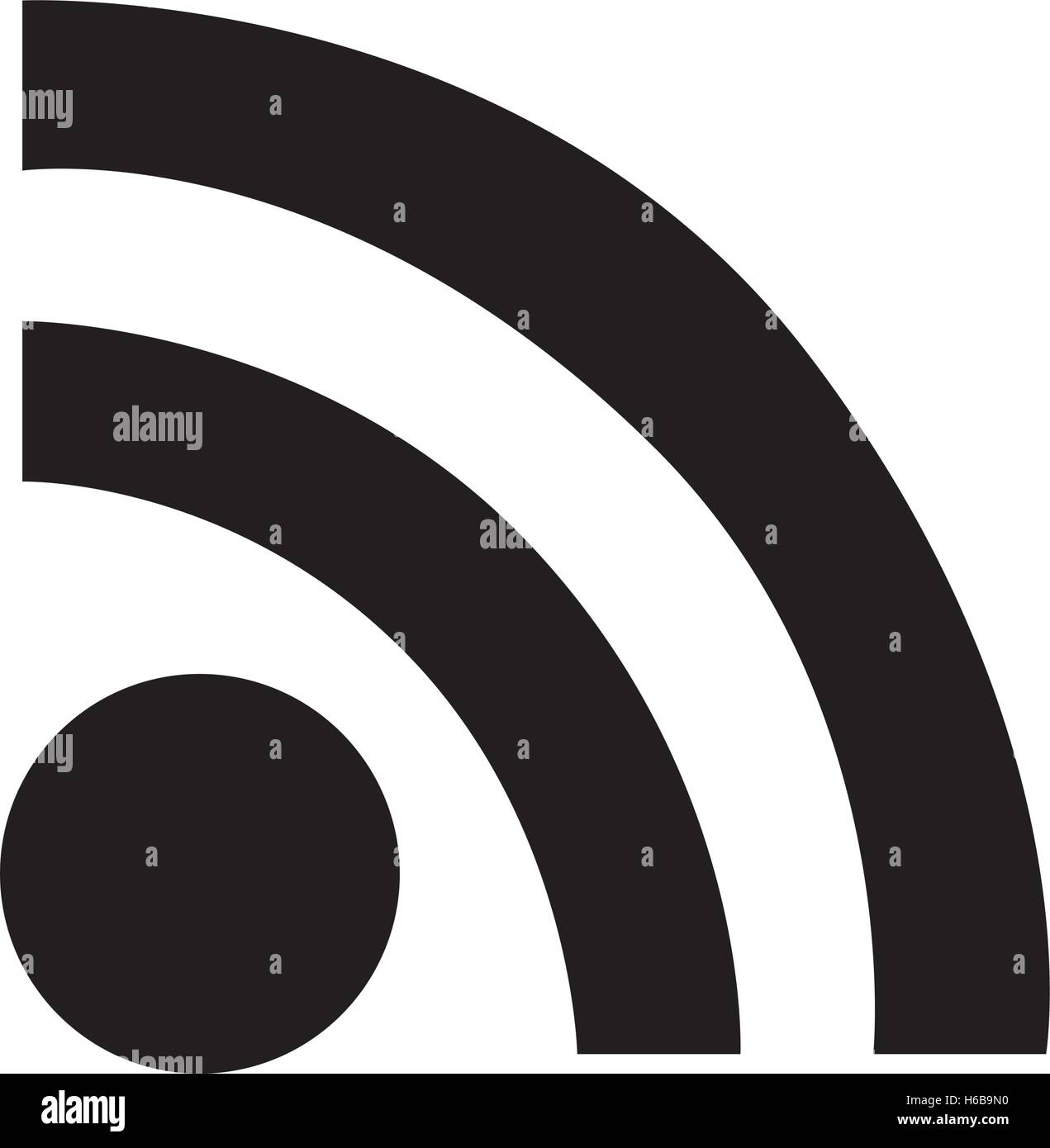 wifi signal pictogram icon image Stock Vector Image & Art - Alamy