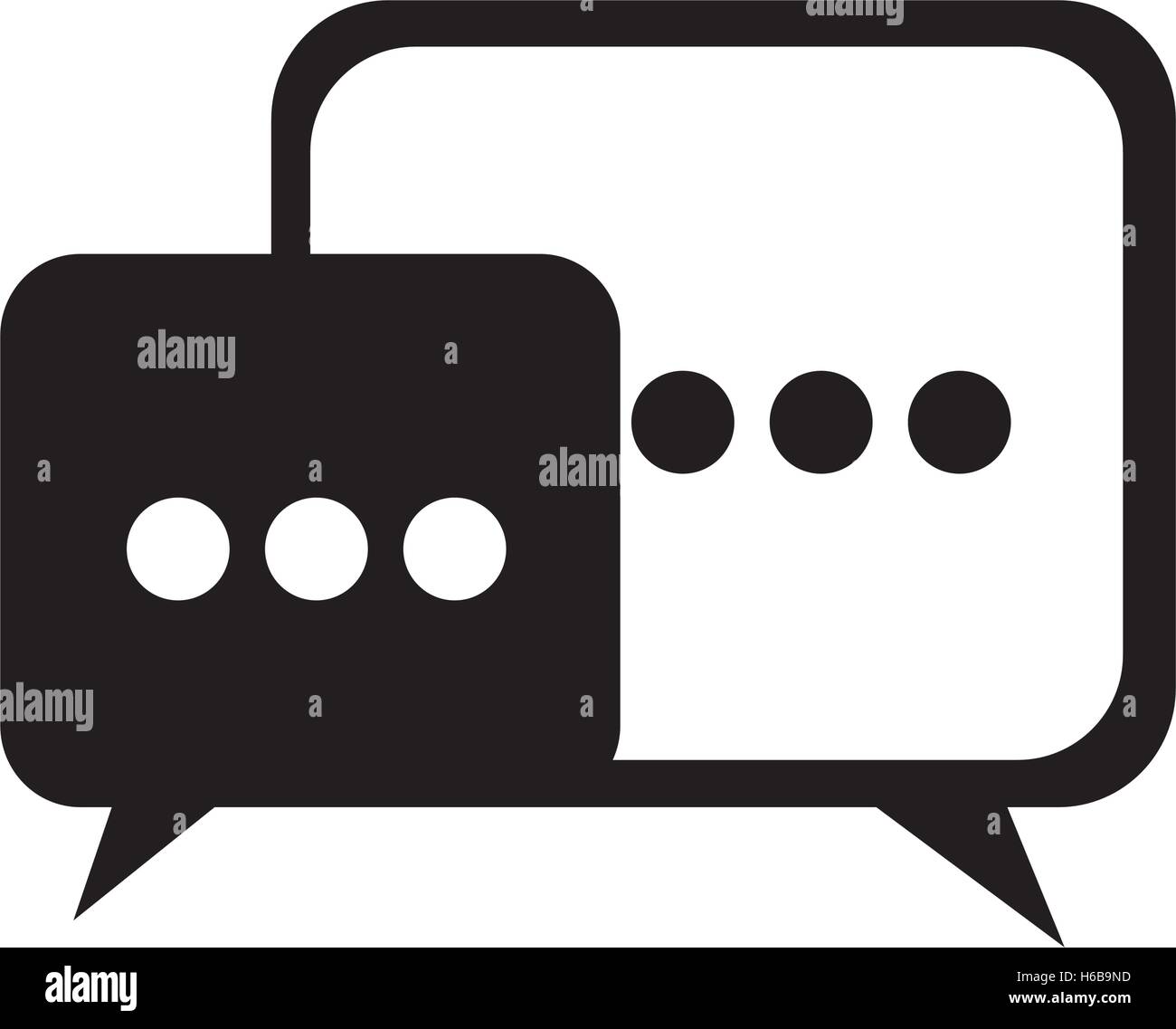 speech bubble icon pictogram image Stock Vector Image & Art - Alamy