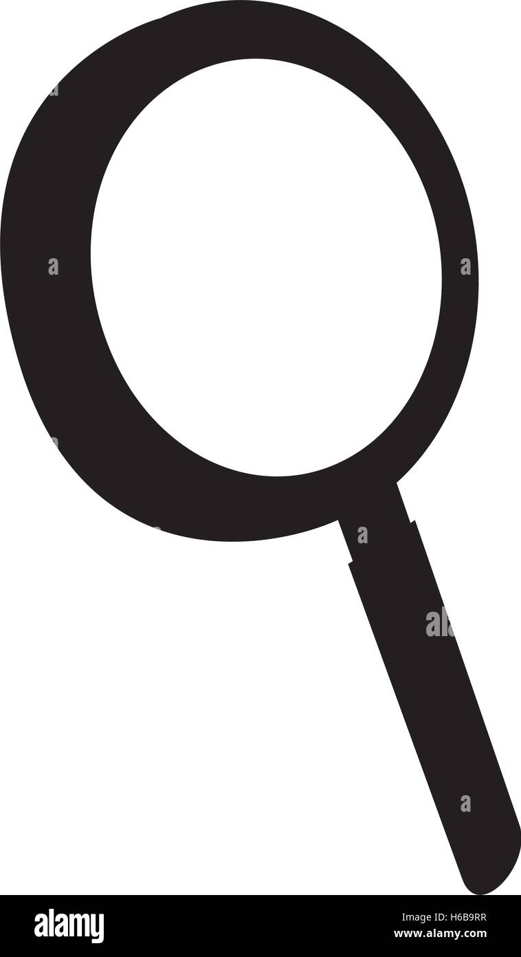 magnifying glass pictogram icon image Stock Vector Image & Art - Alamy