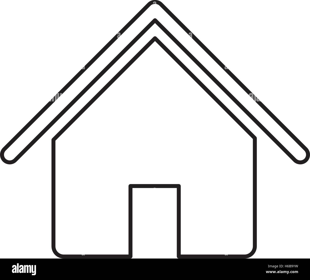 house pictogram icon image Stock Vector Image & Art - Alamy