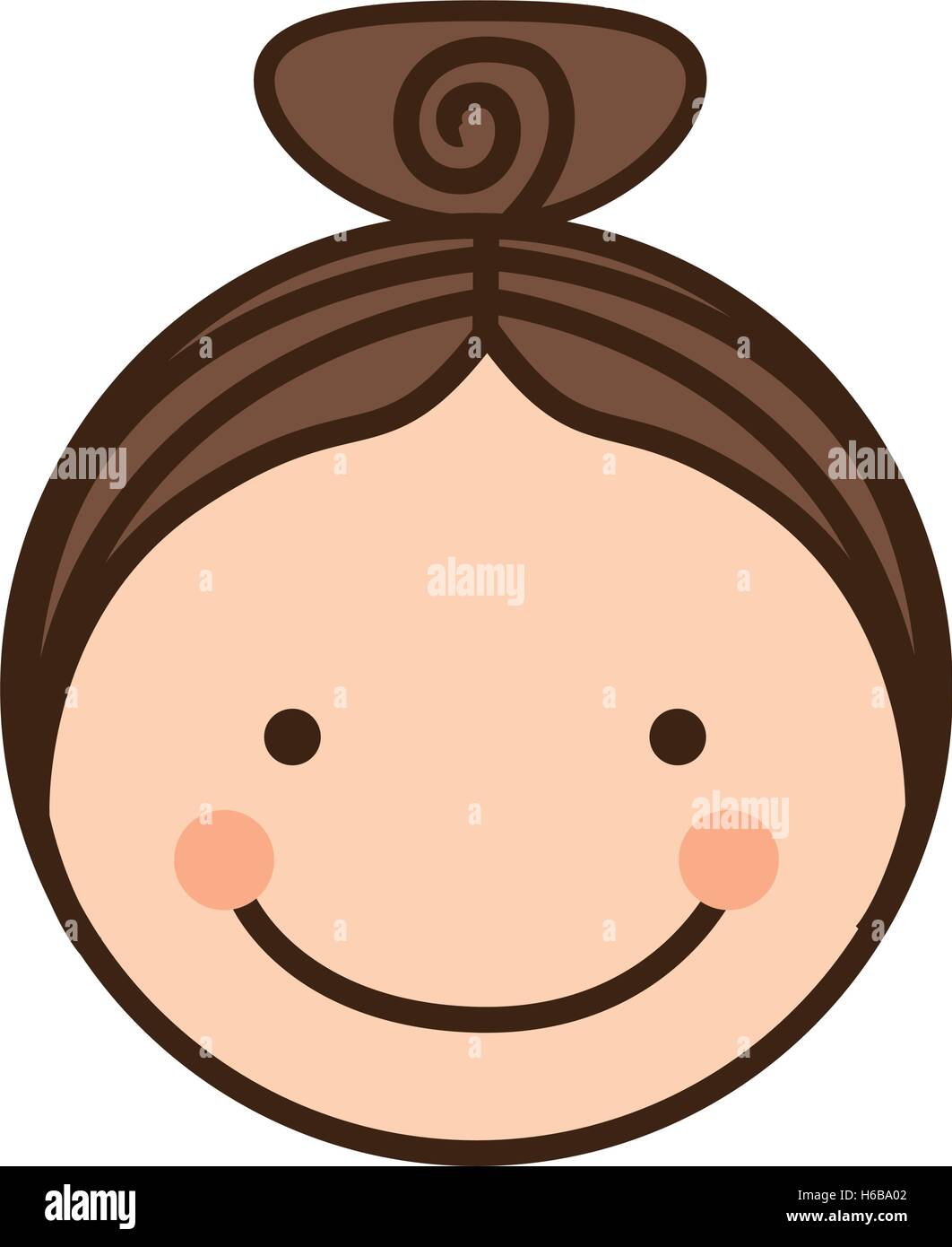 happy child face icon image Stock Vector Image & Art - Alamy