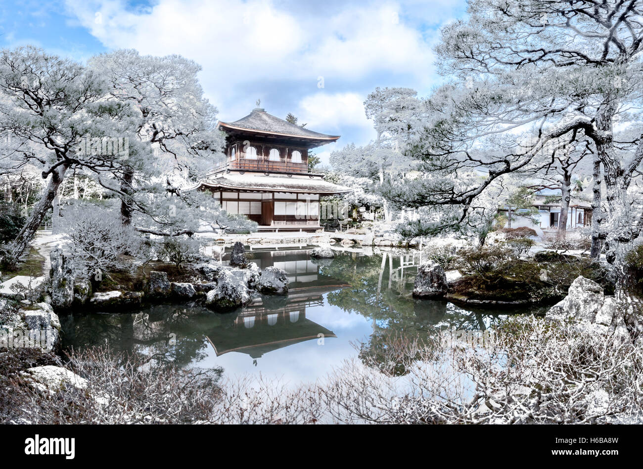 Temple of the Silver Pavilion Stock Photo - Alamy