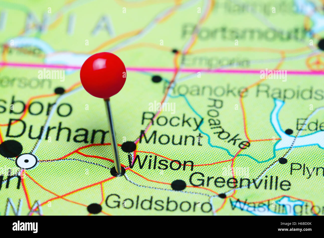 Political map of north carolina hi-res stock photography and images - Alamy