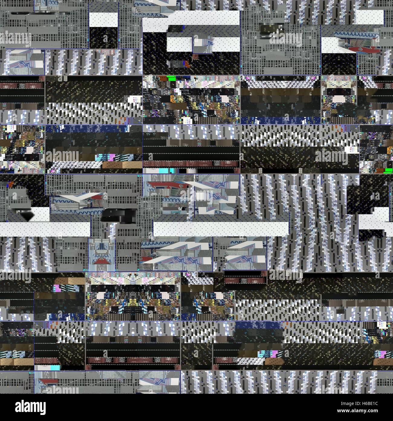 Seamless glitch background for 3D objects Stock Photo - Alamy