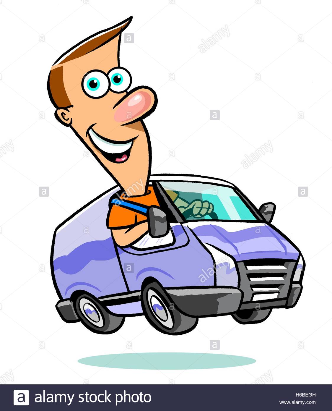 Man Driver Cartoon Stock Photos & Man Driver Cartoon Stock Images - Alamy