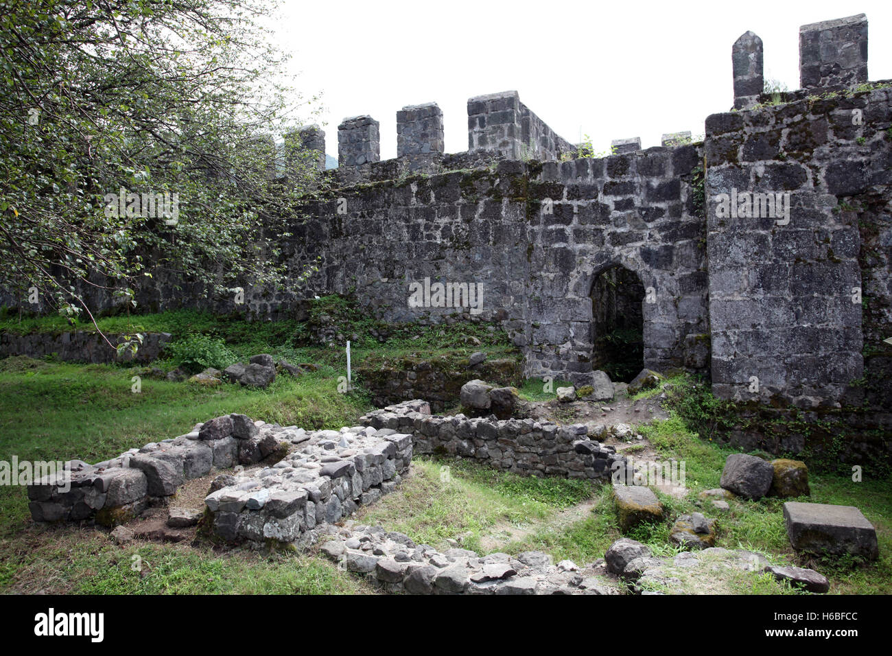 Roman fortress of Gonio, Adjara, Georgia Stock Photo - Alamy