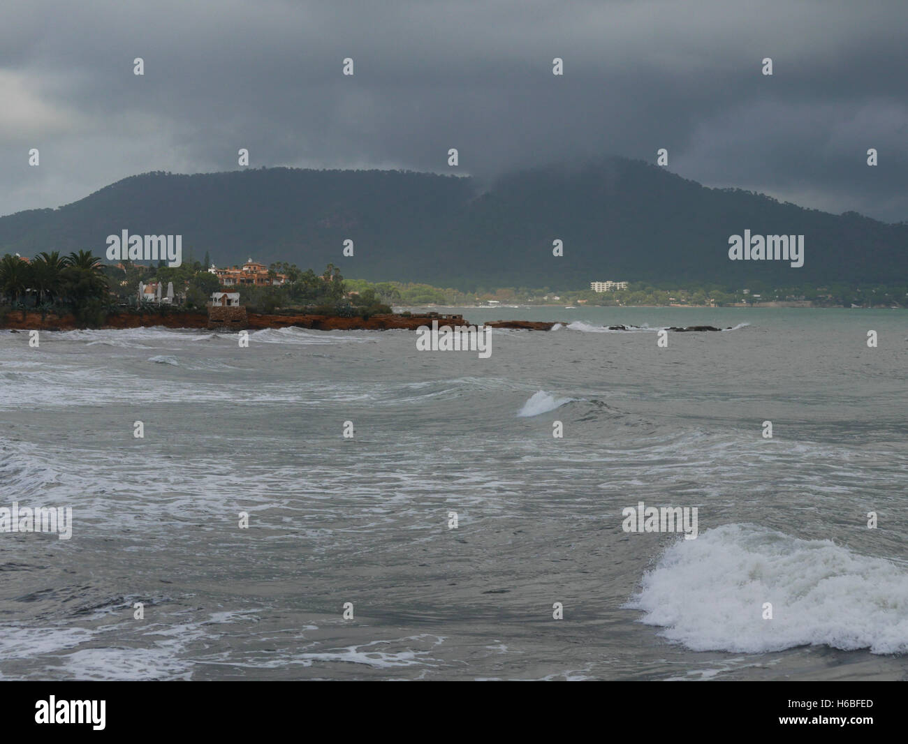 storm over Majorca Stock Photo - Alamy