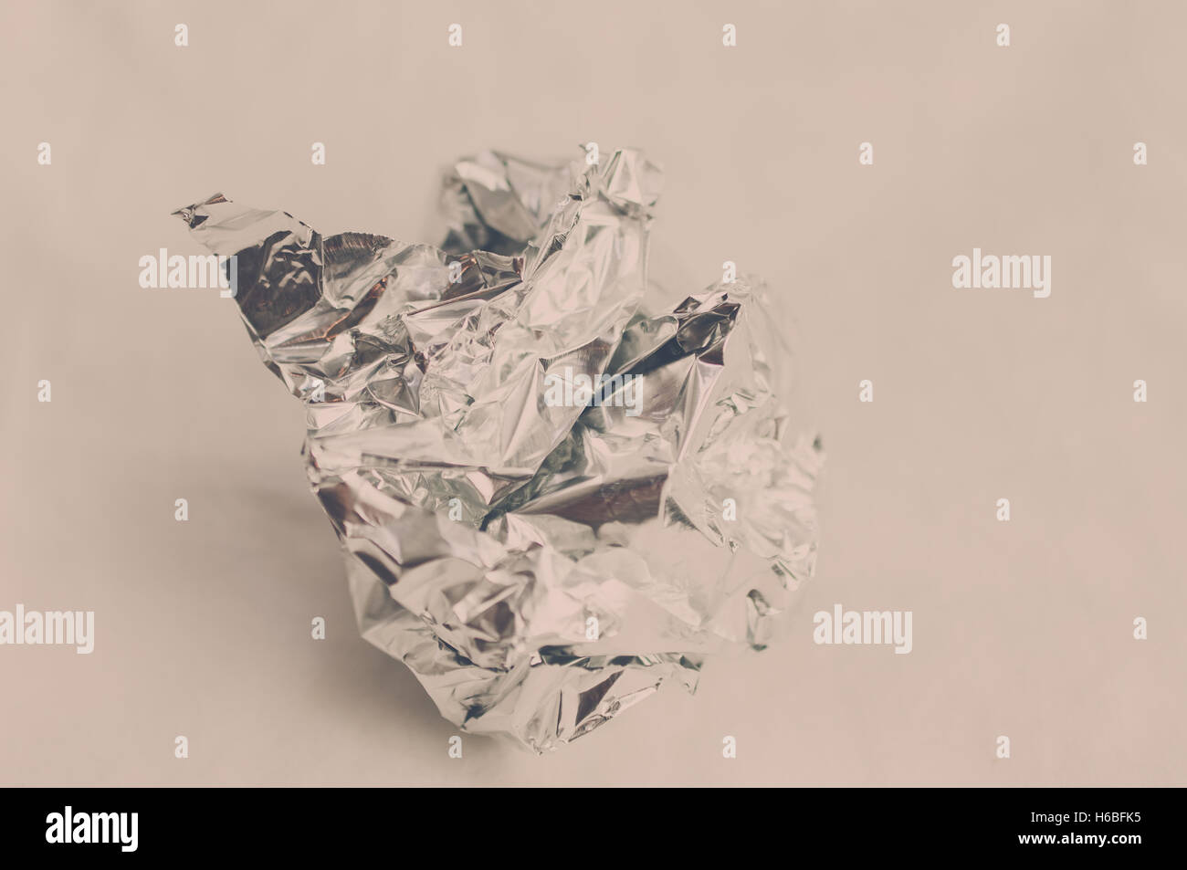 Foil trash hi-res stock photography and images - Alamy