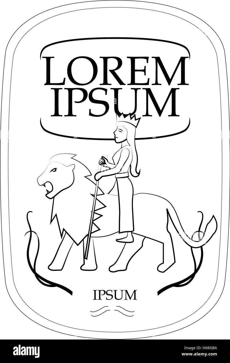 Crown composition Black and White Stock Photos & Images - Alamy