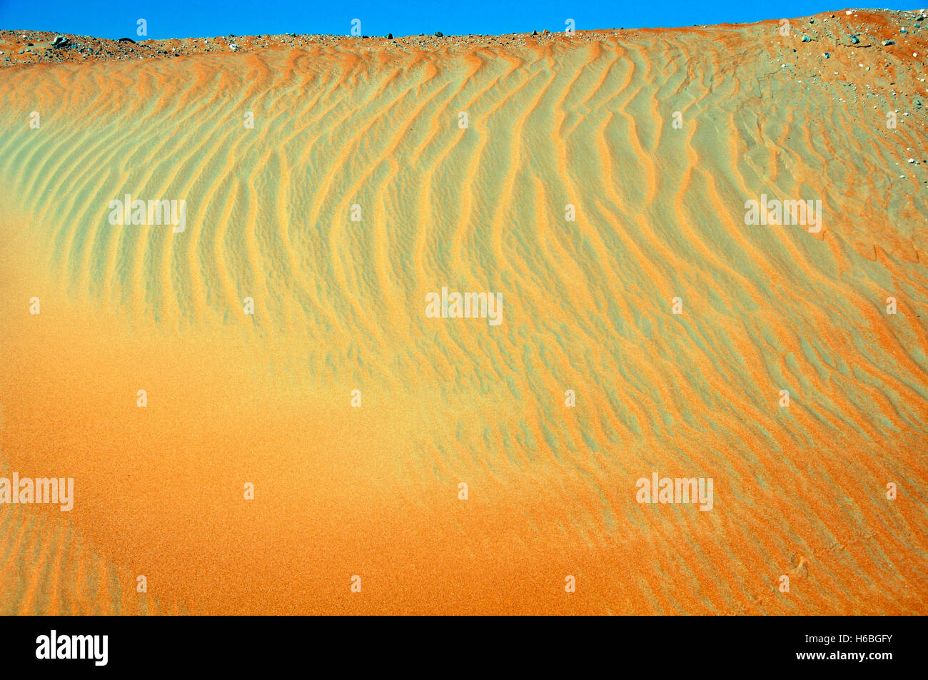 Liwa sand ripples Stock Photo - Alamy