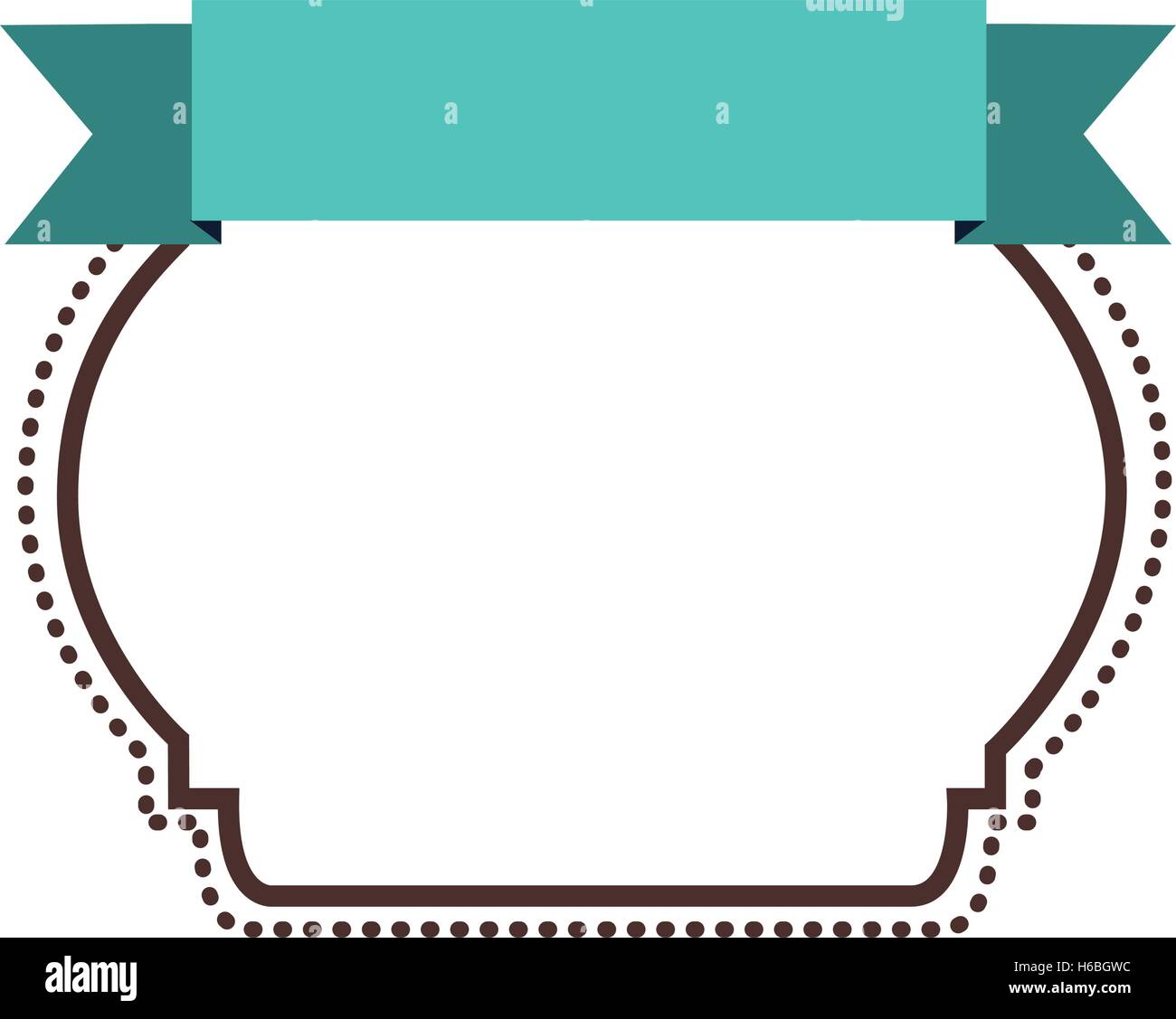 light blue and brown embellished emblem or label icon image vector ...