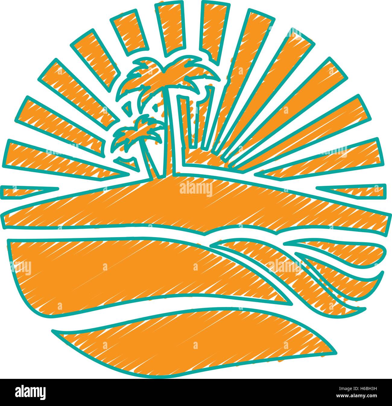 abstract island icon image vector illustration design Stock Vector ...