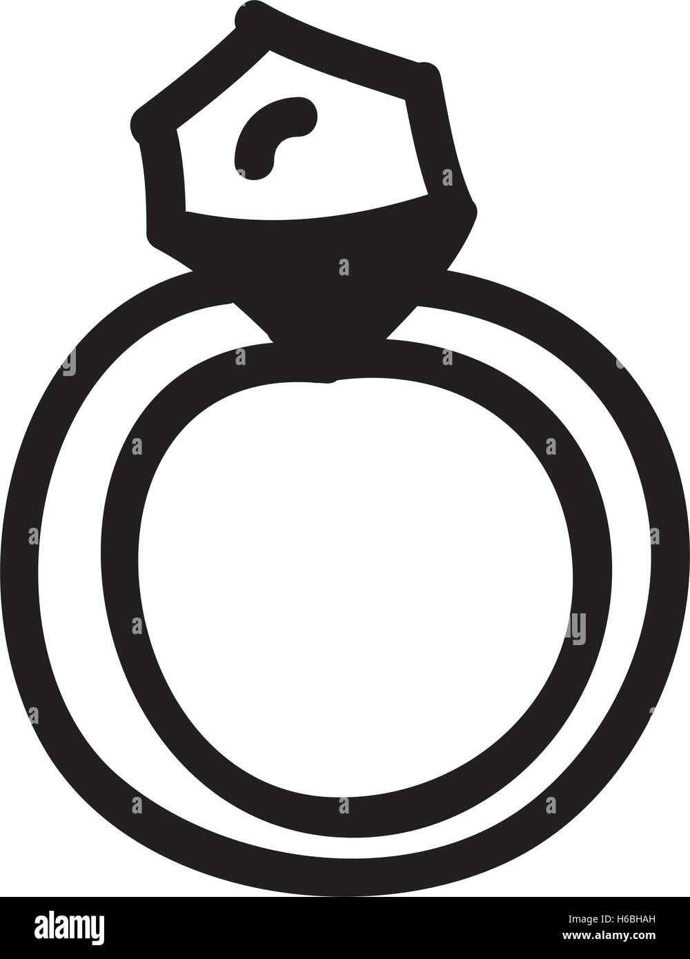 engagement ring cartoon icon image vector illustration design Stock ...