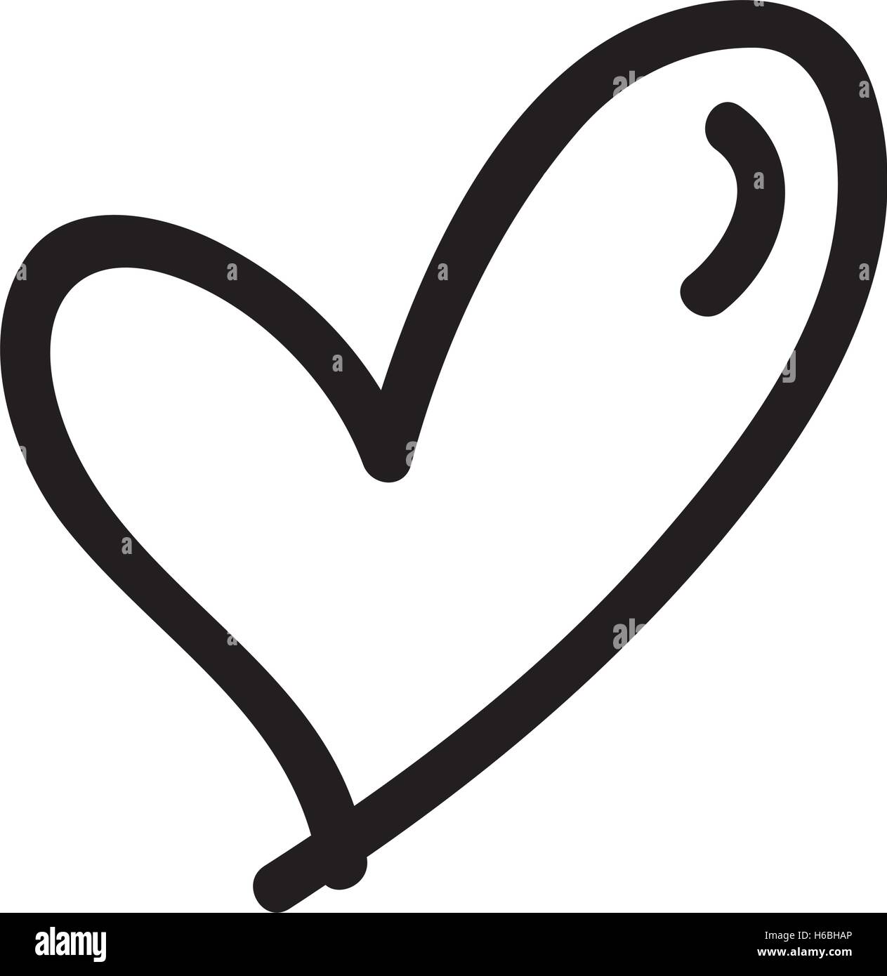 heart cartoon icon image vector illustration design Stock Vector Image ...