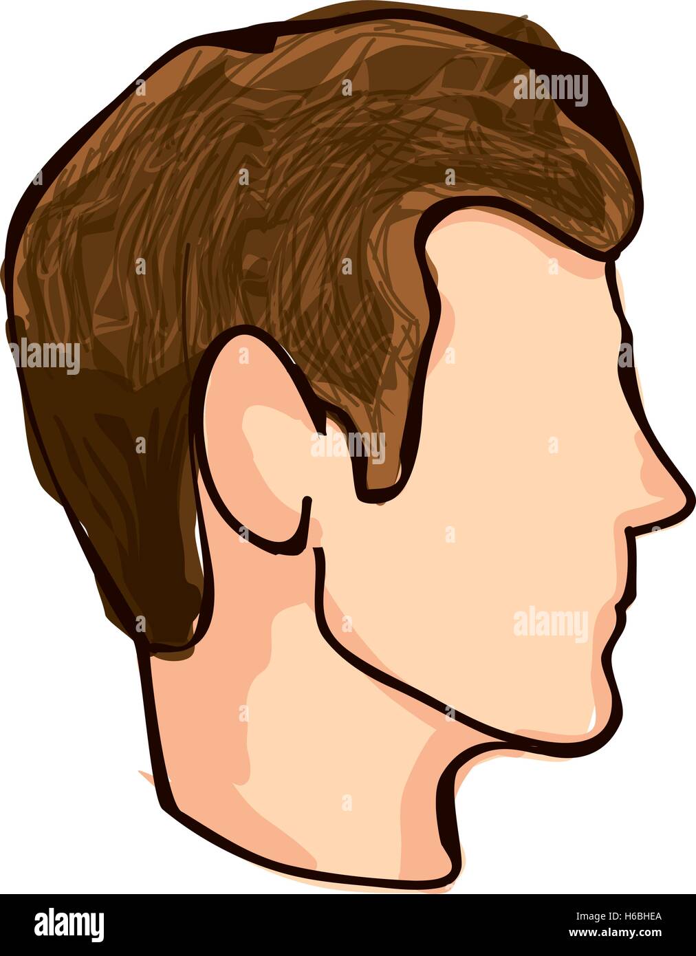 man profile icon image vector illustration design Stock Vector Image ...