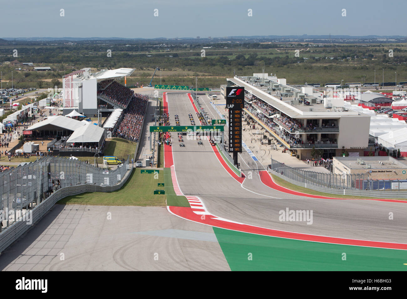 2016 Formula 1 United States Grand Prix Race Day Three at Circuit Of ...